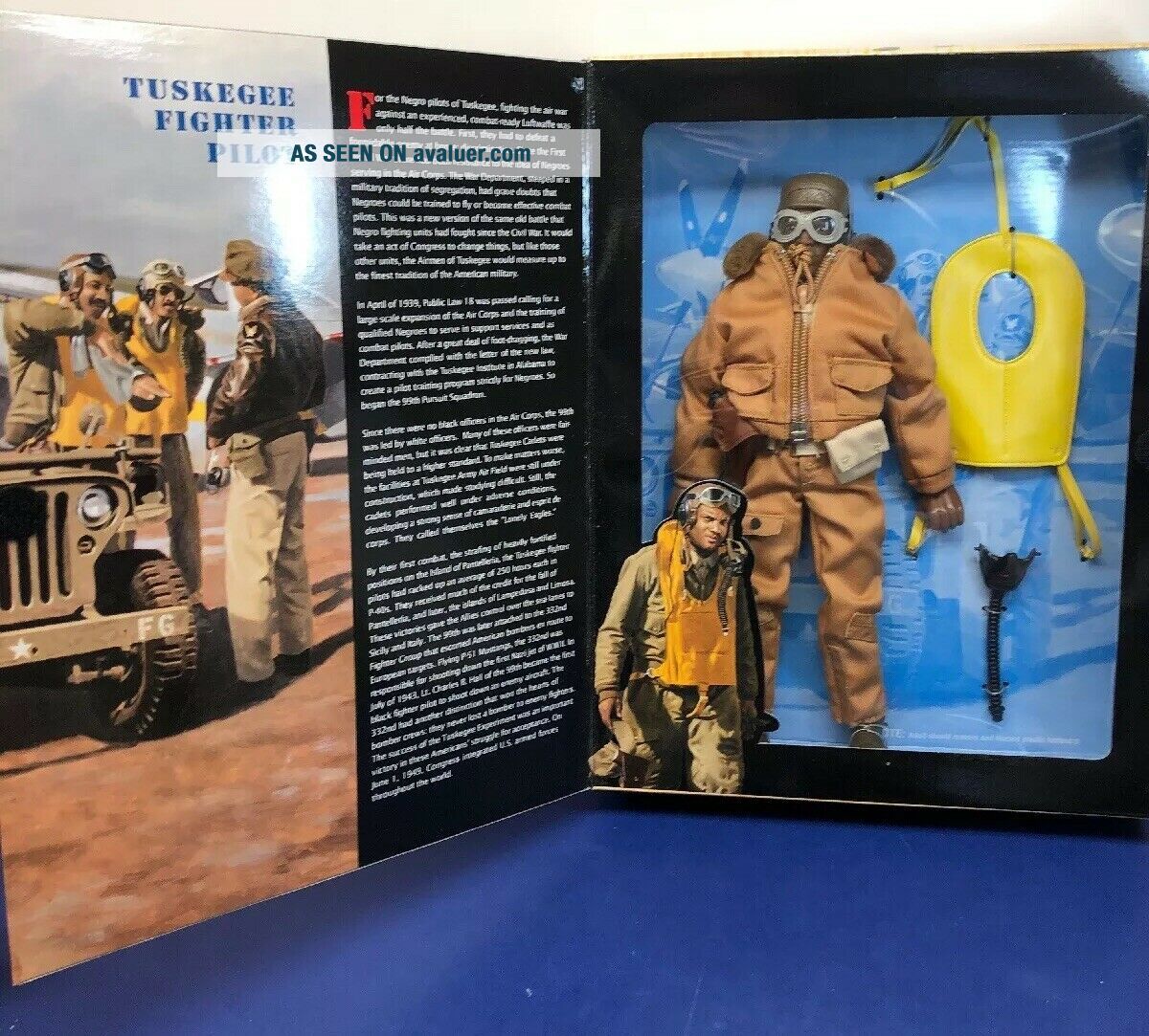 12” Kenner GI Joe “Tuskegee Airmen Fighter Pilot Limited Edition NRFB ...