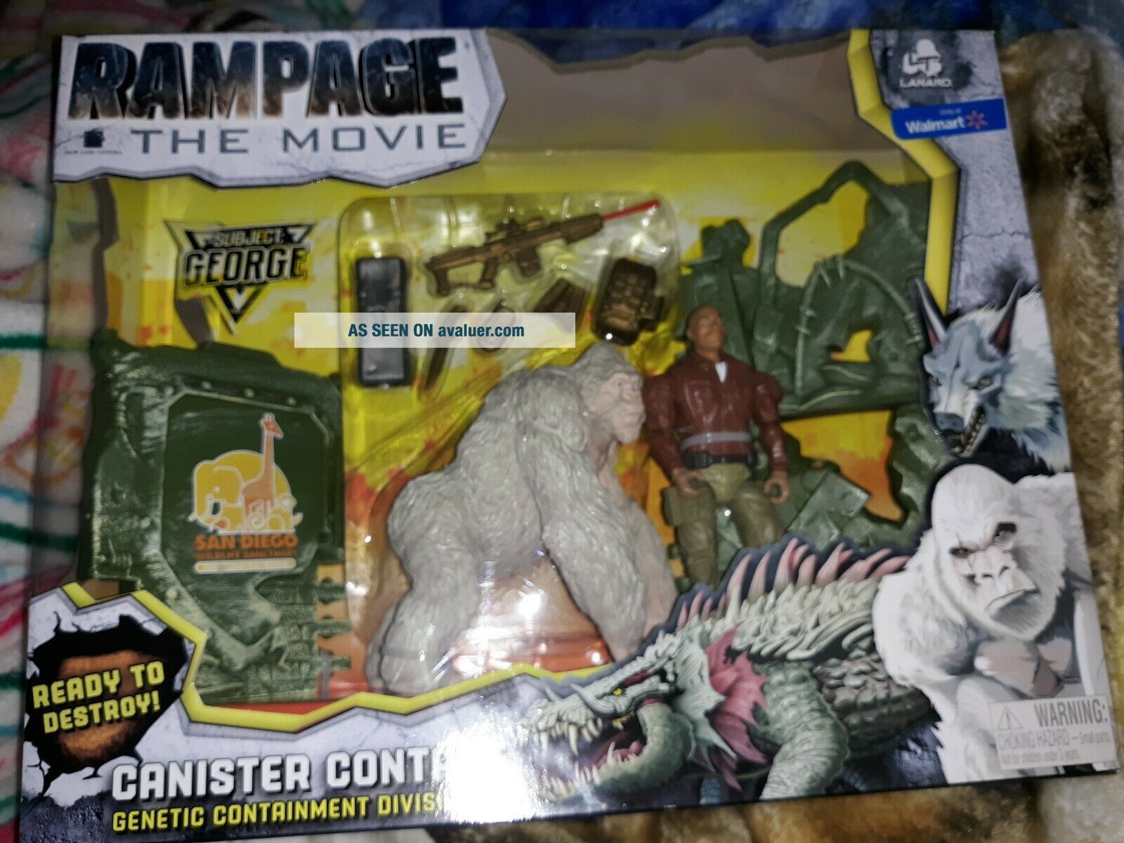 Rampage The Move Canister Contact Subject George Play Set | #8599477