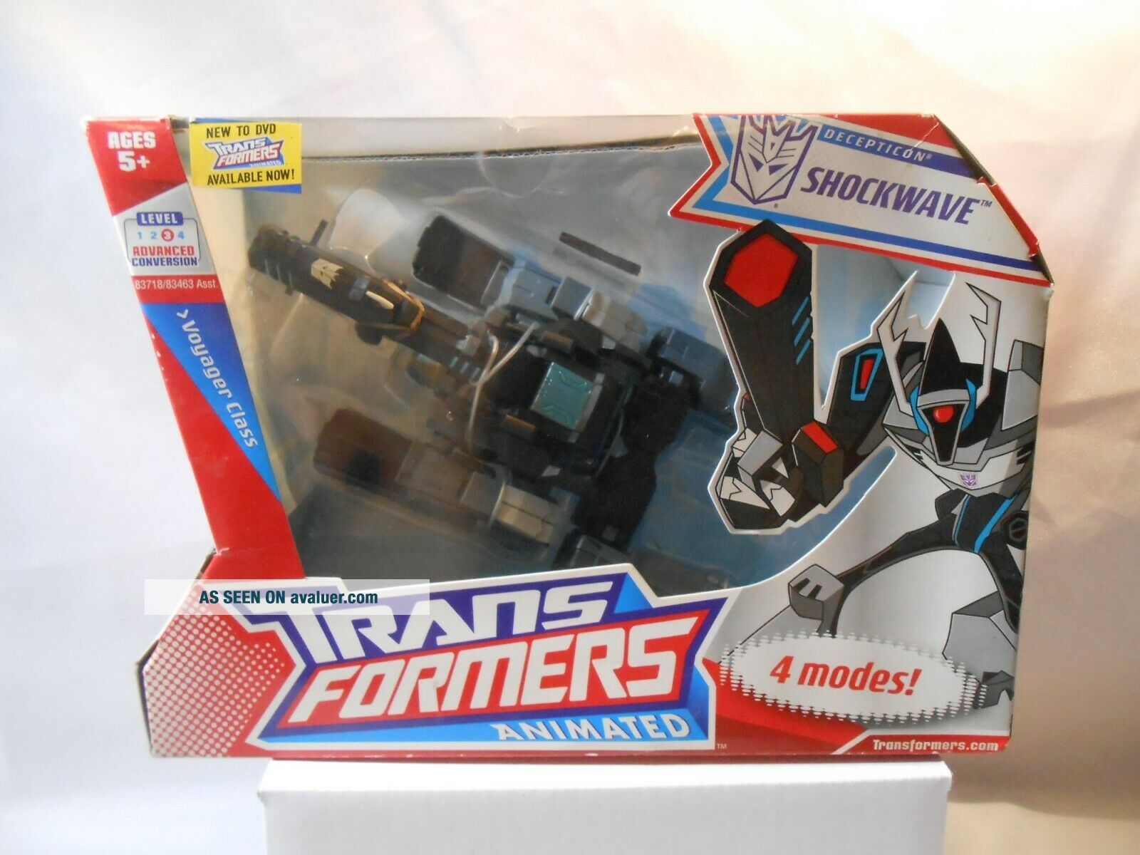 2008 Hasbro Transformers Animated Voyager Class Decepticon Shockwave ...