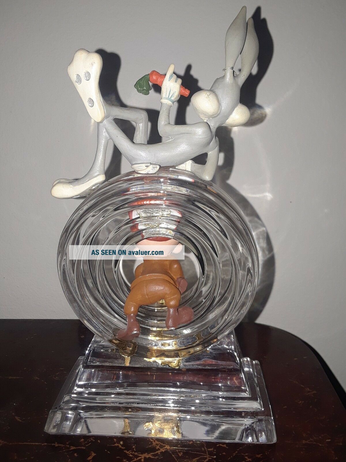 LOONEY TUNES PEWTER, CRYSTAL BUGS BUNNY & ELMER FUDD WHATS UP DOC ...
