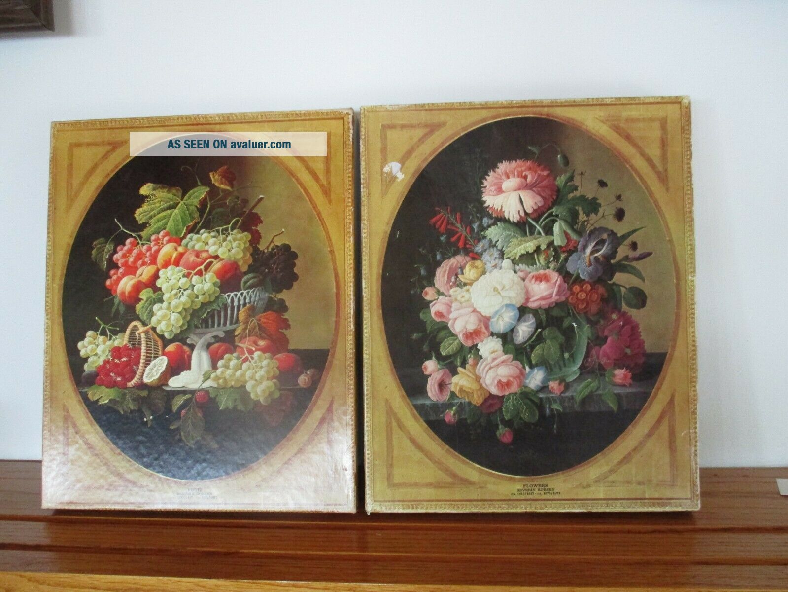 2 Complete 500 Piece Collectible Springbok Puzzles. Pics Of Fruit ...