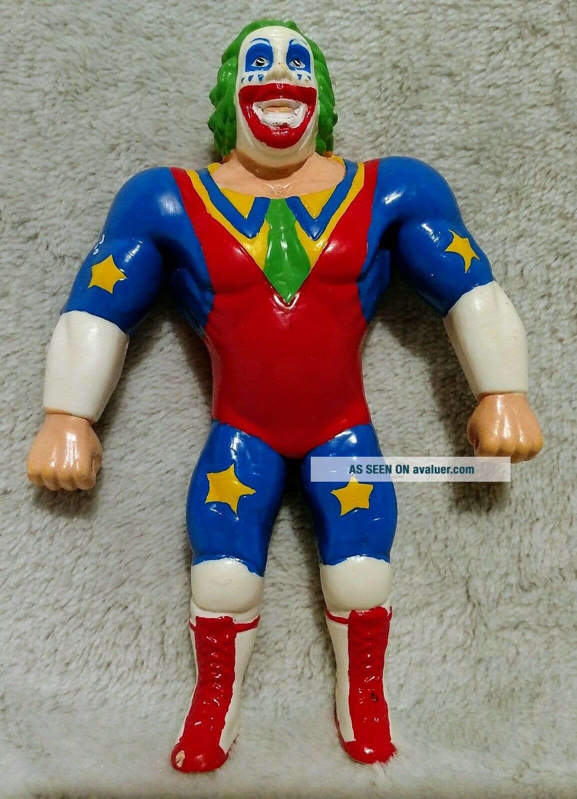 WWF/WWE Doink The Clown Just Toys Bend Ems Action Figure | #8613365