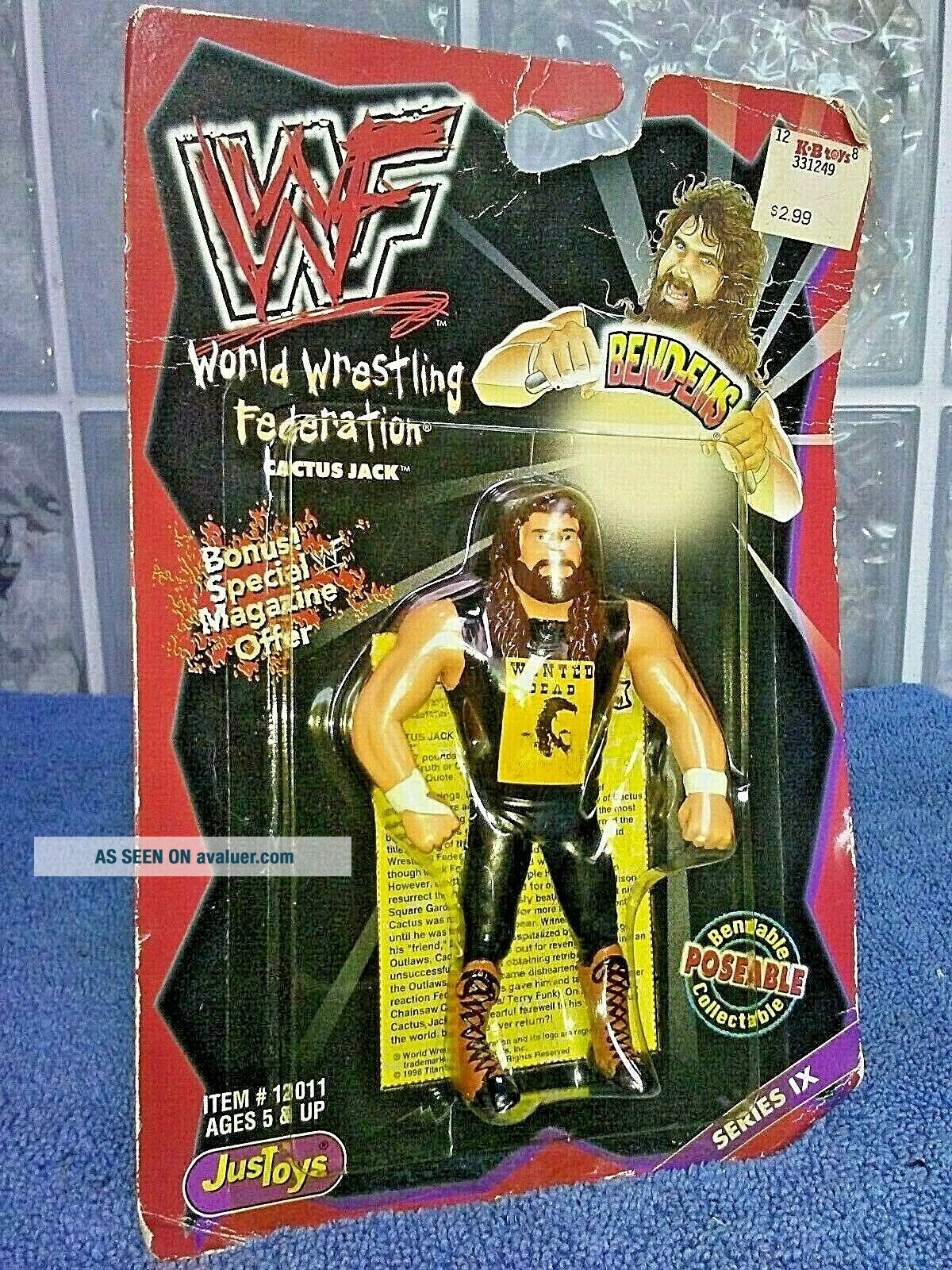 WWF Cactus Jack Bend - Ems Action Figure | #8616605