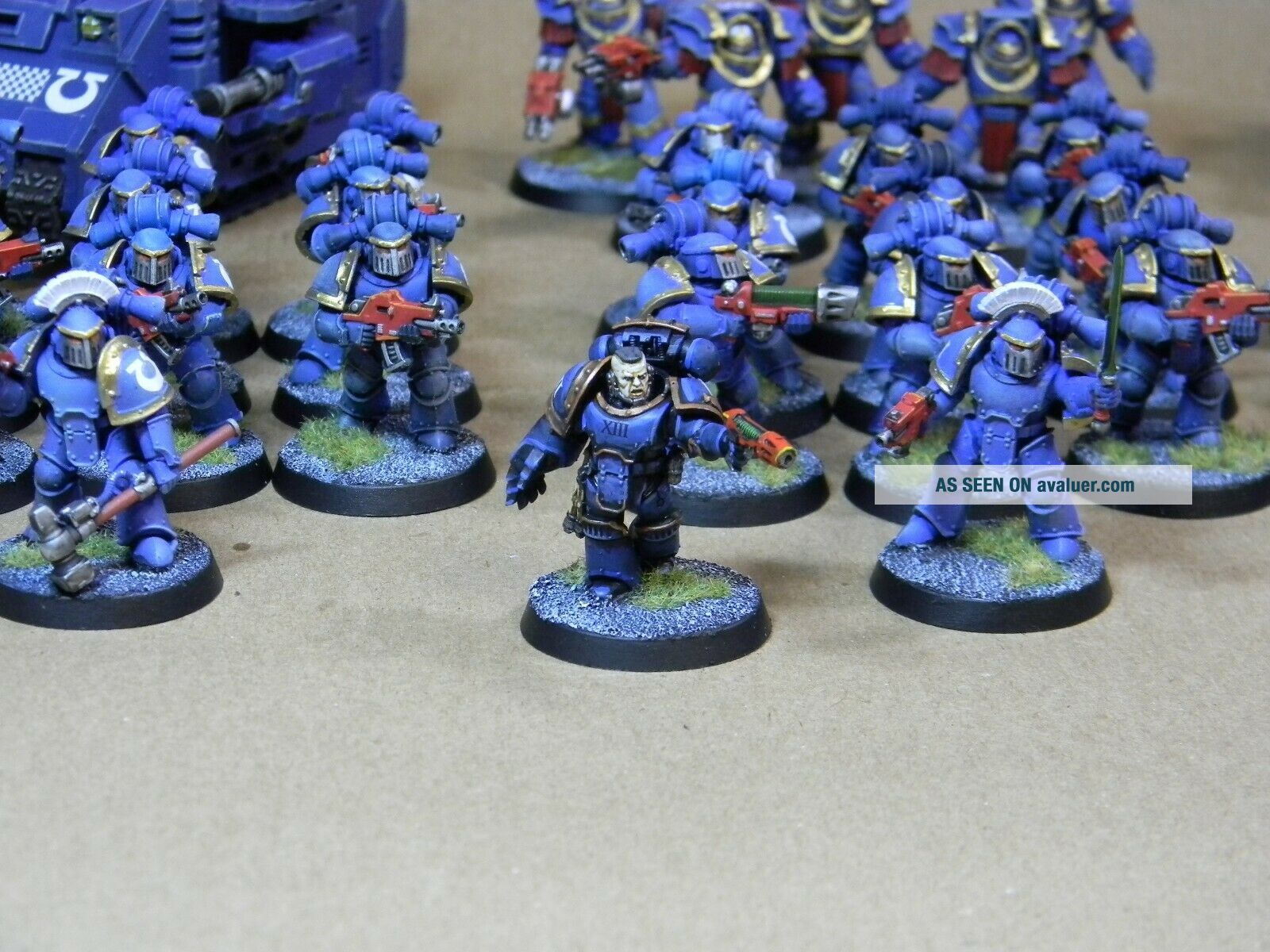 Warhammer 30k 40k Painted Ultramarine Space Marine Army | #8620509