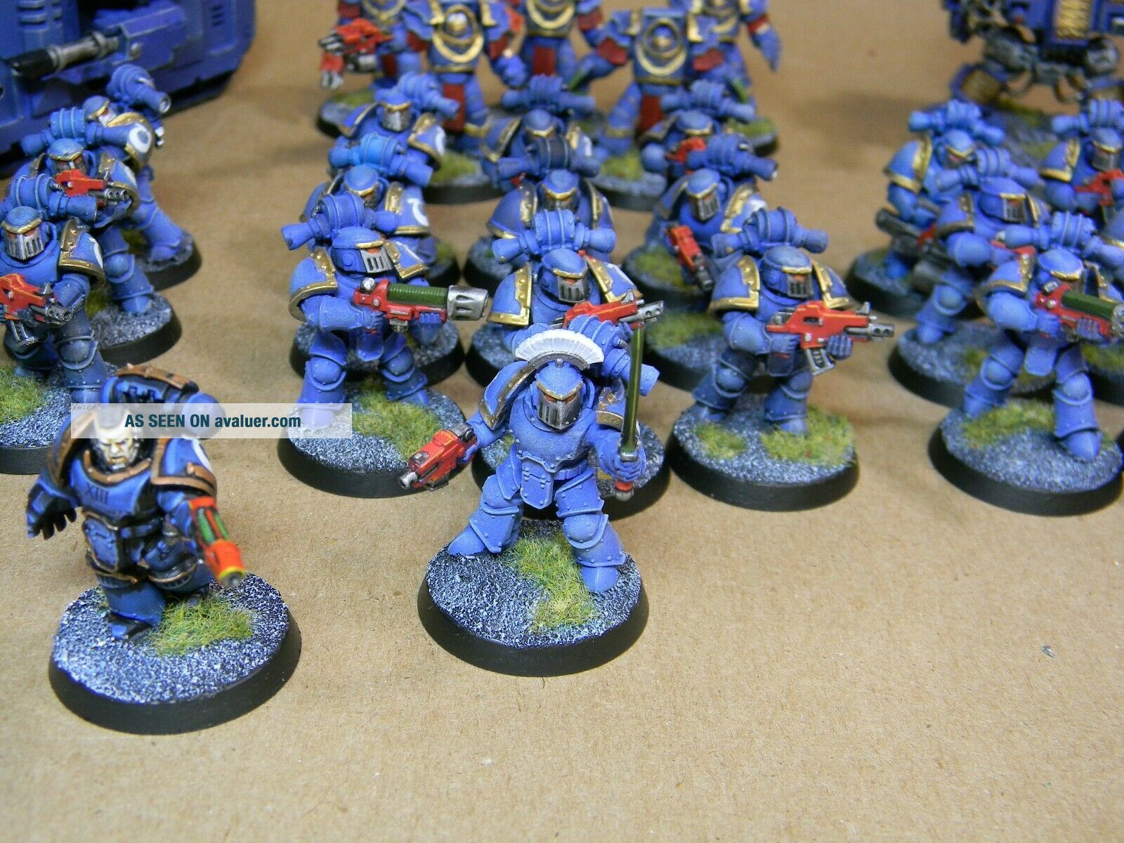 Warhammer 30k 40k Painted Ultramarine Space Marine Army | #8620509