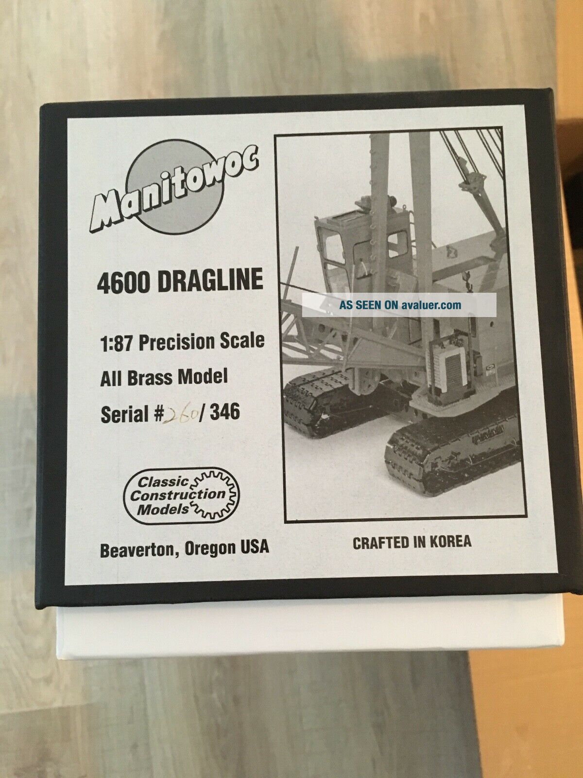 Classic Construction Models 1:87 Precision Scale Manitowoc 4600 ...