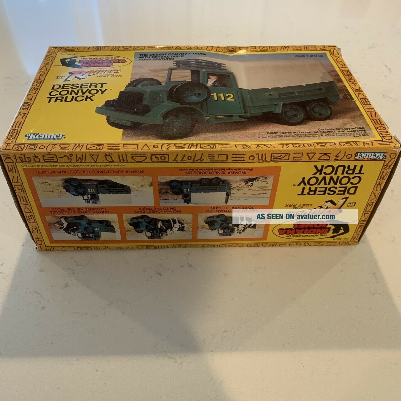 1982 Kenner Indiana Jones Desert Convoy Truck Raiders Of The Lost Ark ...