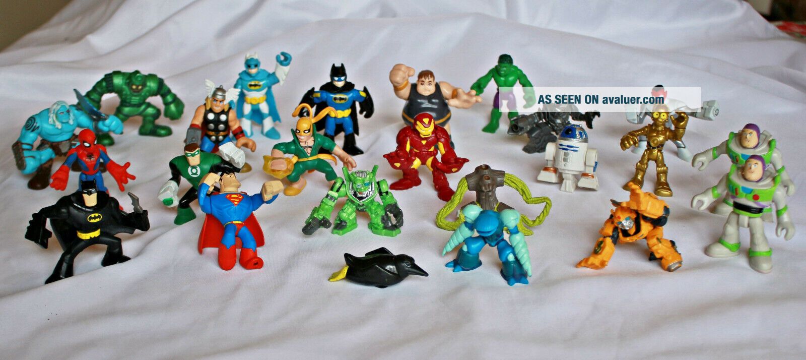 Playskool Hasbro Heroes Marvel Hero Adventures Squad Action Figures ...
