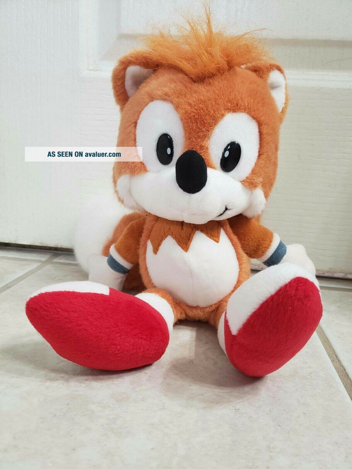 Vintage And RARE Sonic The Hedgehog Tails The Fox Plush 14 " Caltoy ...
