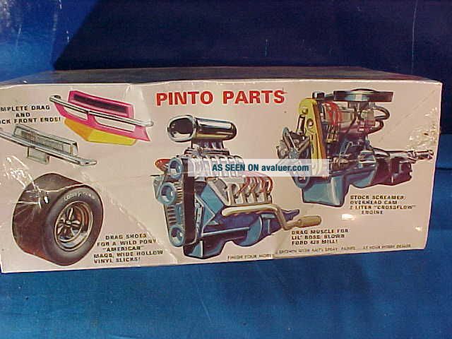 MIB Orig 1970s AMT 1/25 Scale MODEL CAR KIT FORD PINTO Mini Muscle Car ...