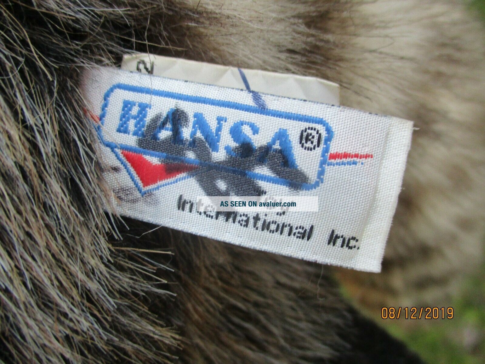 HANSA TOYS STUFFED ANIMAL STANDING RACCOON AMAZINGLY REAL LIFE & REAL ...