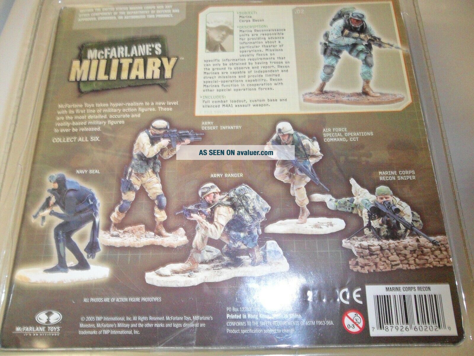 McFarlane’s Military Series Debut Marine Corp Recon Action Figure NIB ...