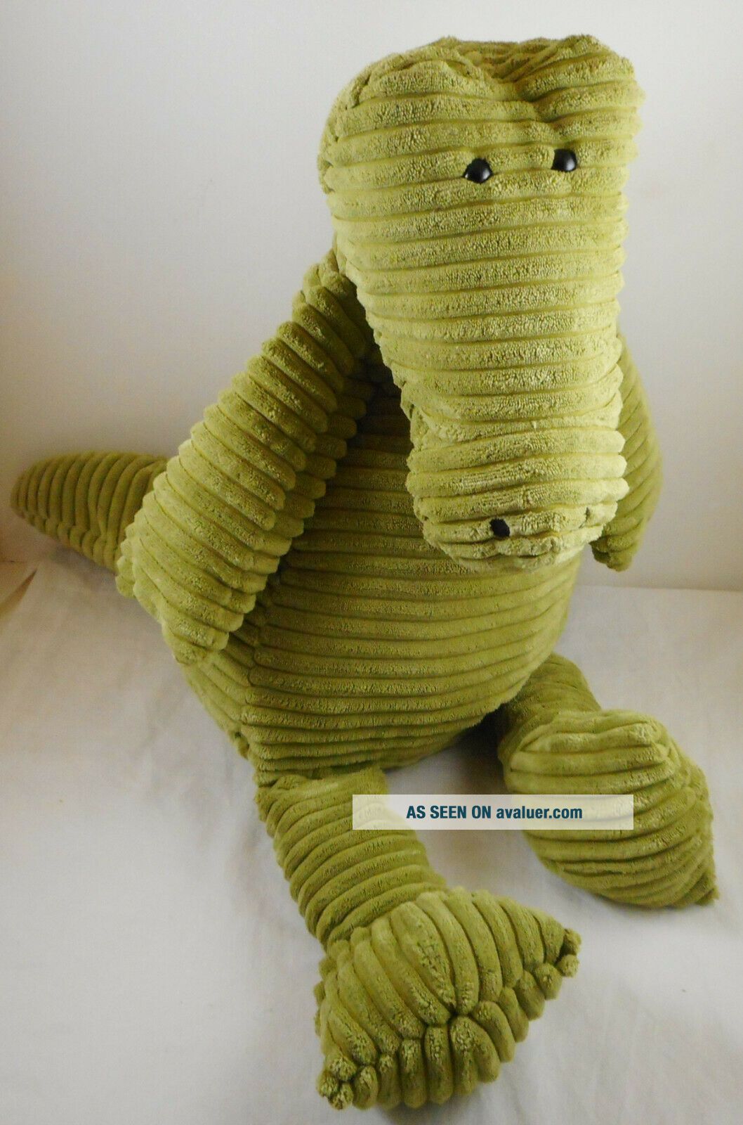Jellycat Huge Cordy Roy Gator Green Alligator Crocodile Corduroy Plush ...