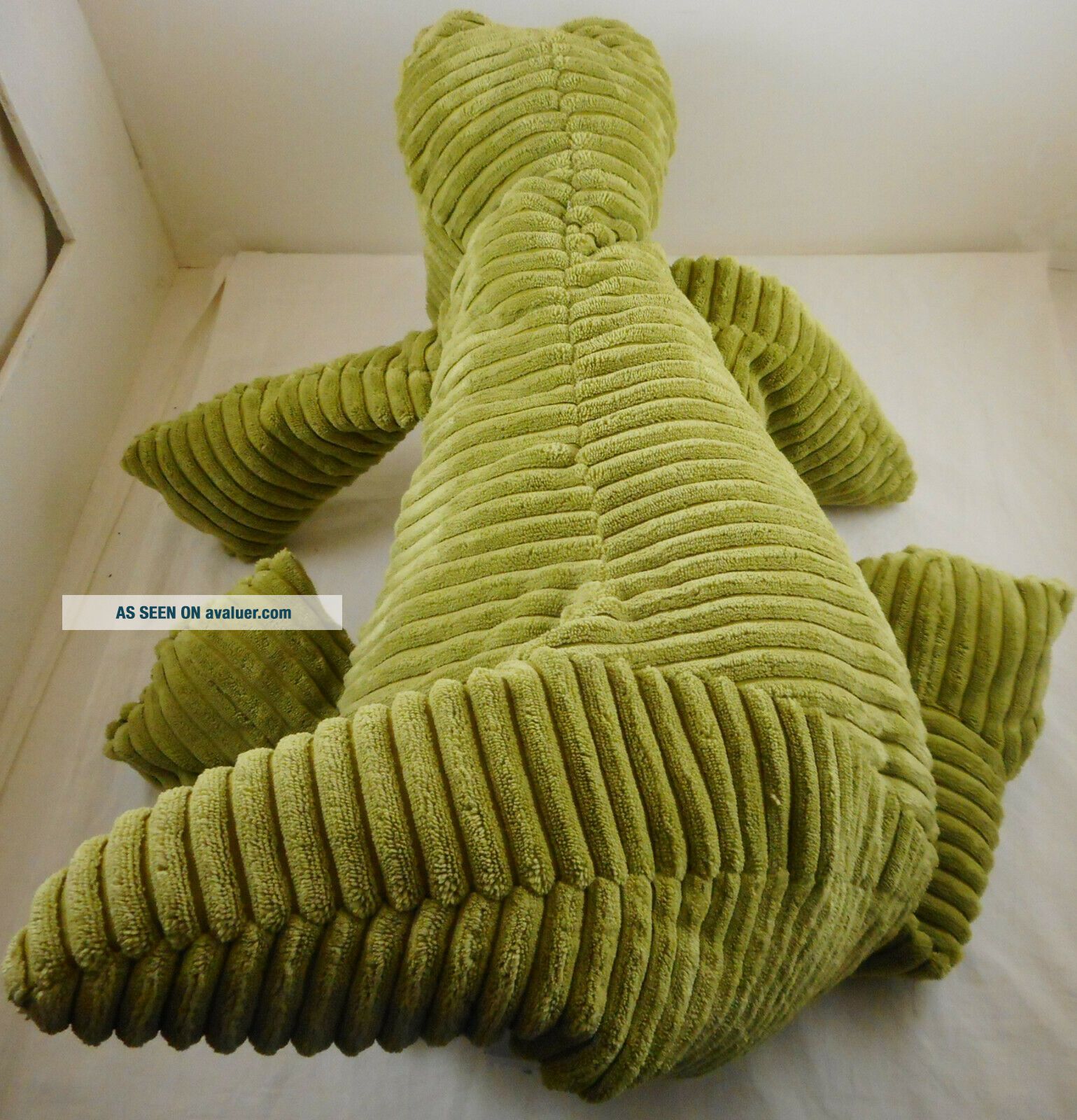 Jellycat Huge Cordy Roy Gator Green Alligator Crocodile Corduroy Plush ...