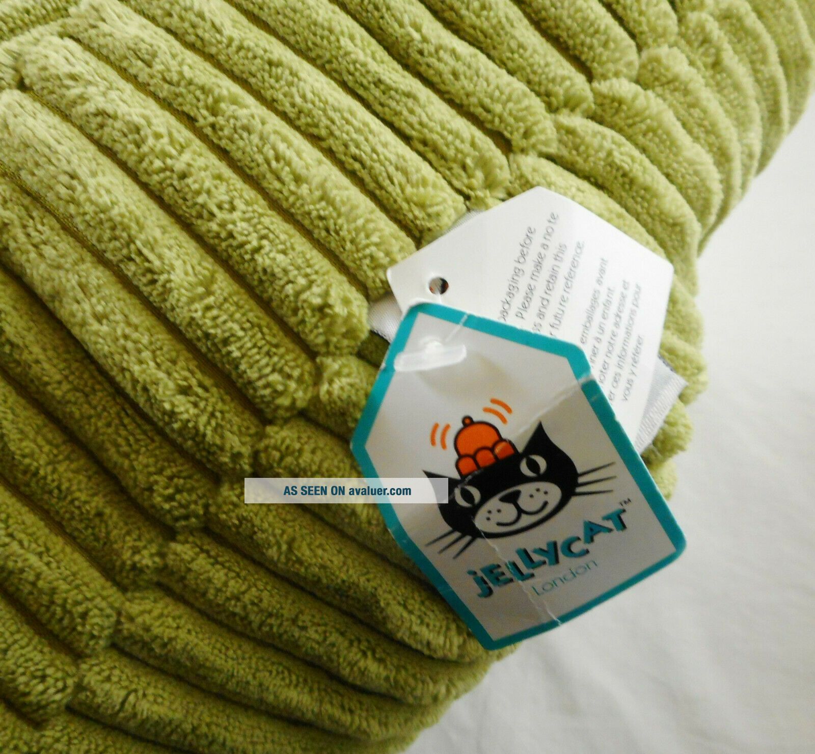 Jellycat Huge Cordy Roy Gator Green Alligator Crocodile Corduroy Plush ...