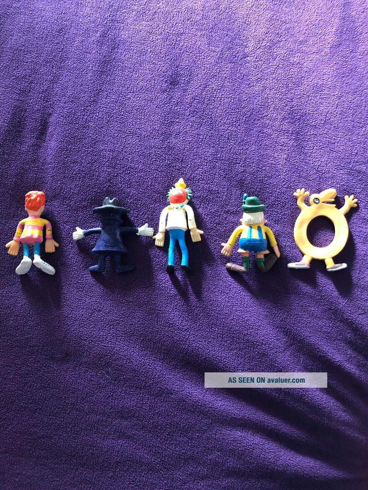 5 1970’s Jack In The Box Bendable Figures | #8648460