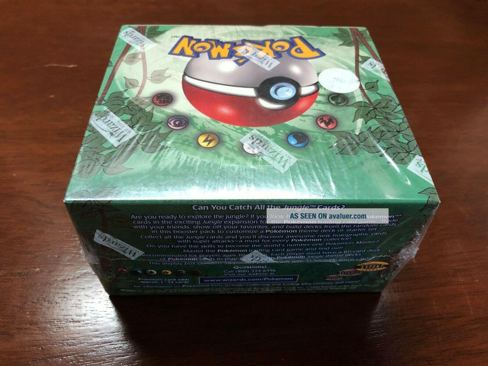 ONE BOX Of POKEMON JUNGLE Unlimited Edition Factory Booster Box | #8647582