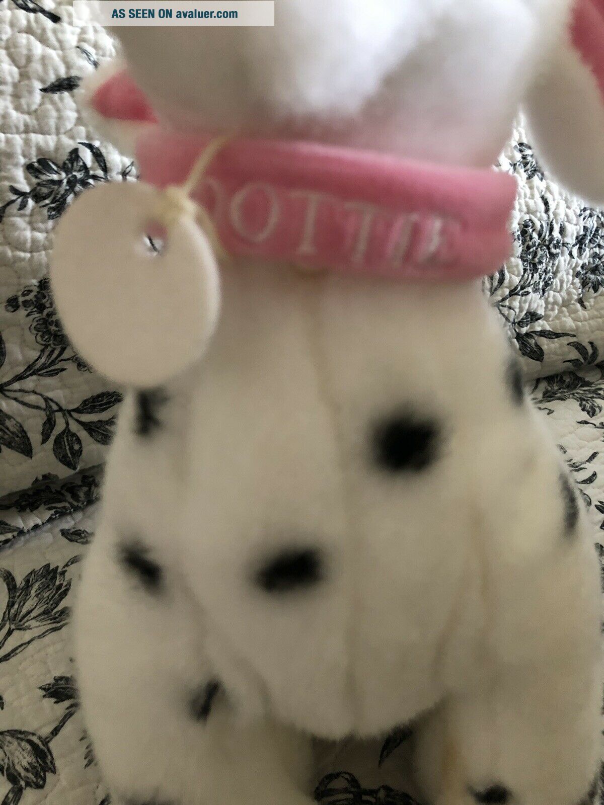 12 " DISNEY STORE DOTTIE 101 DALMATIANS DOG STUFFED ANIMAL PLUSH TOY ...