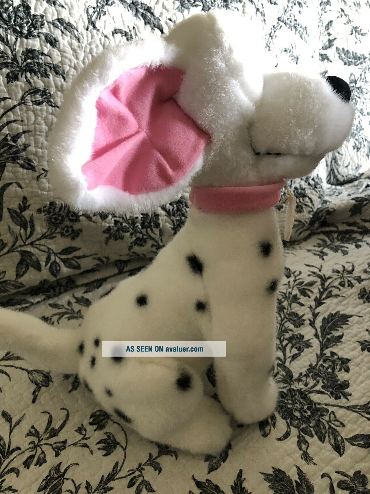 12 " DISNEY STORE DOTTIE 101 DALMATIANS DOG STUFFED ANIMAL PLUSH TOY ...