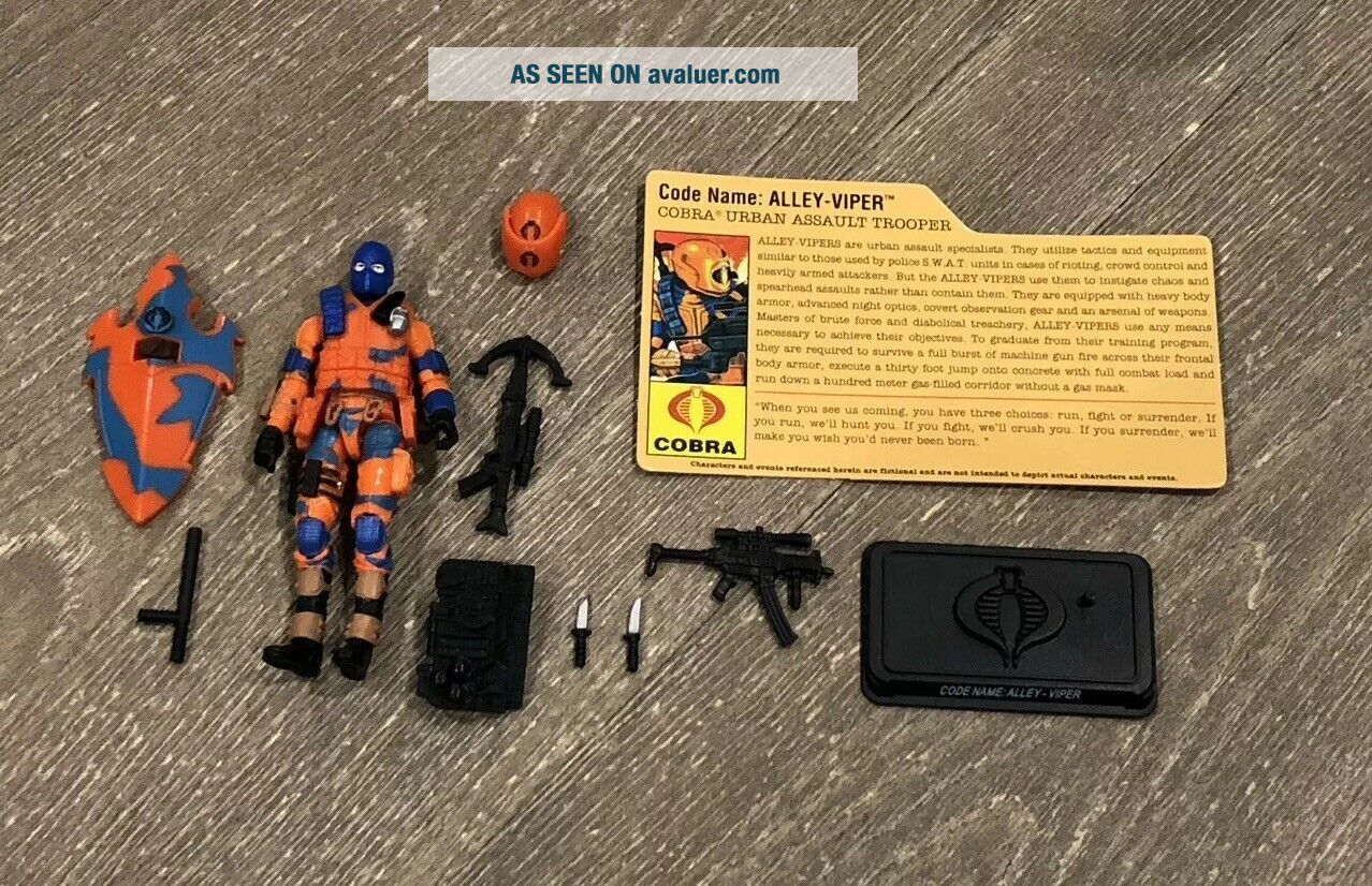 GI Joe 25th Anniversary Alley Viper Defense Of Cobra Island Figure ...