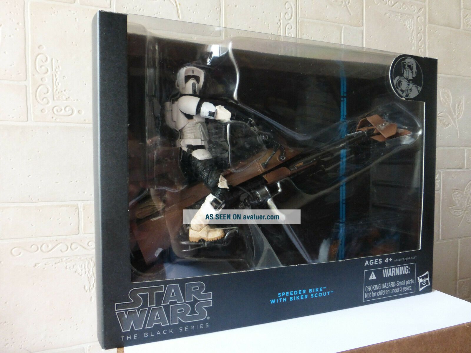 Star Wars The Black Series Speeder Bike With Biker Scout Trooper Hasbro ...