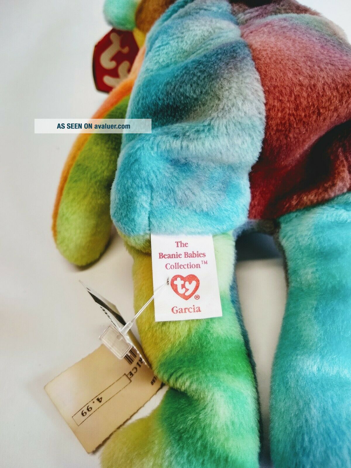1993 TY Beanie Baby Garcia The Bear PVC Pellets | #8665796