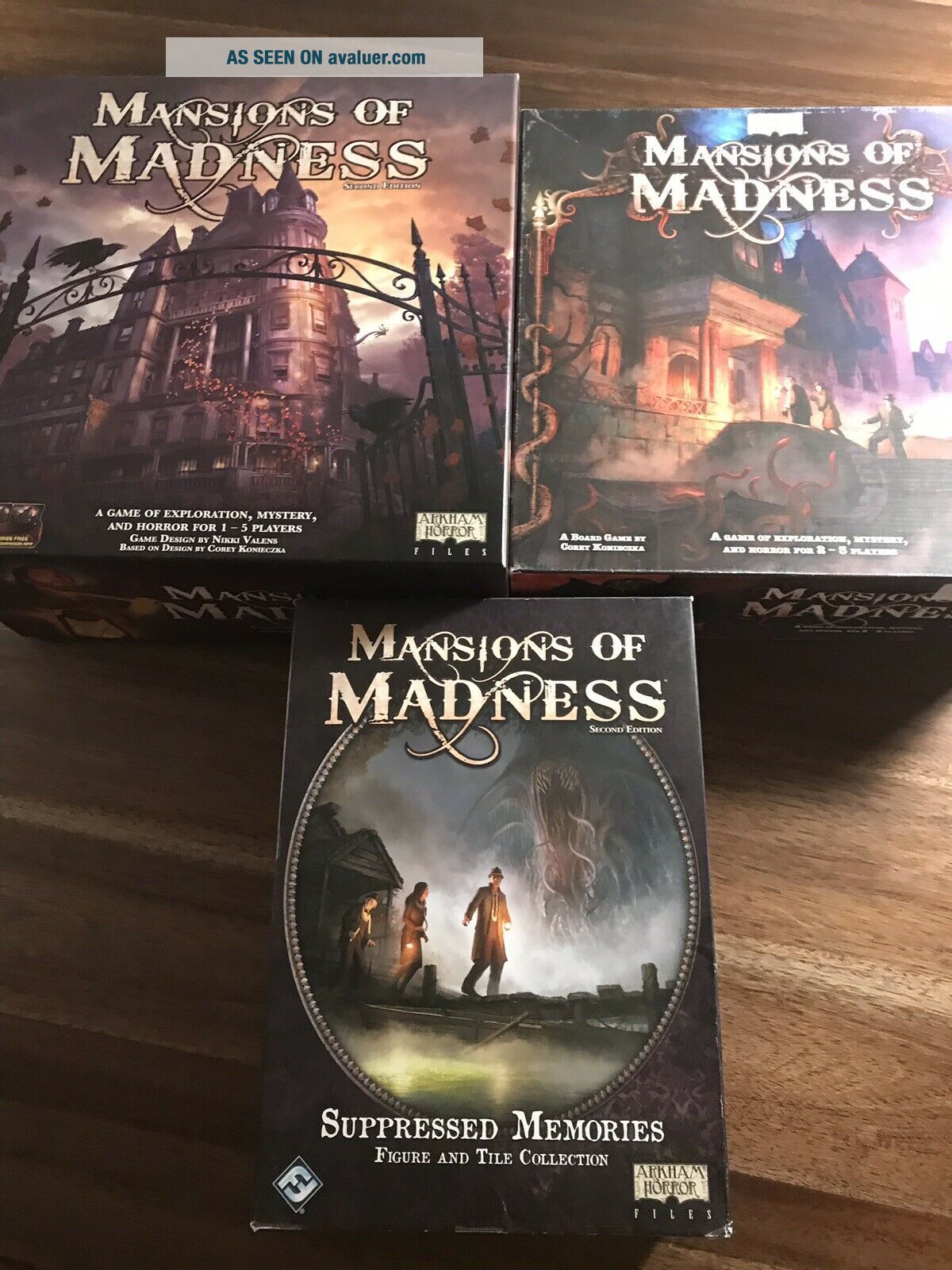 Mansions Of Madness 2nd Edition, 1st Edition And Suppressed Memories ...