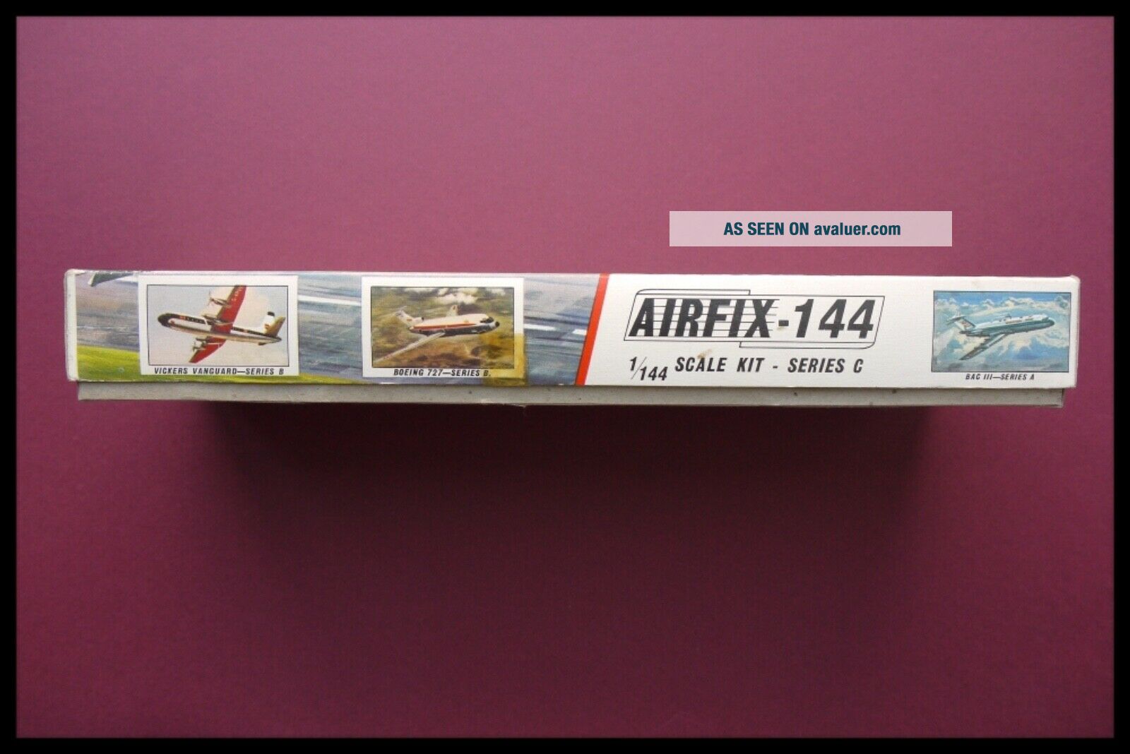 VINTAGE AIRFIX BOAC VICKERS VC10 1/144 SCALE PLASTIC MODEL KIT SK601 ...