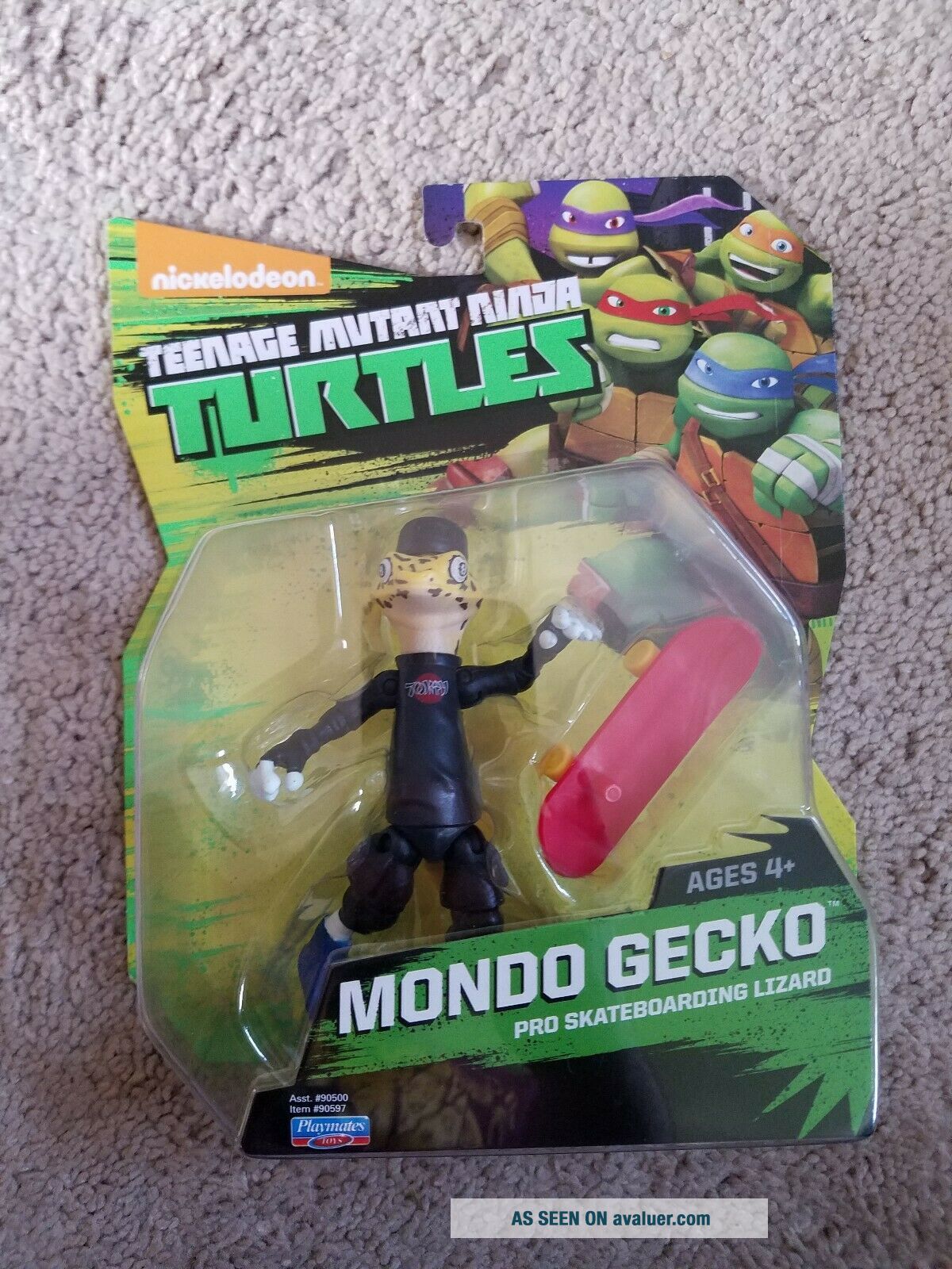 Teenage Mutant Ninja Turtles Nickelodeon Mondo Gecko TMNT Figure ...