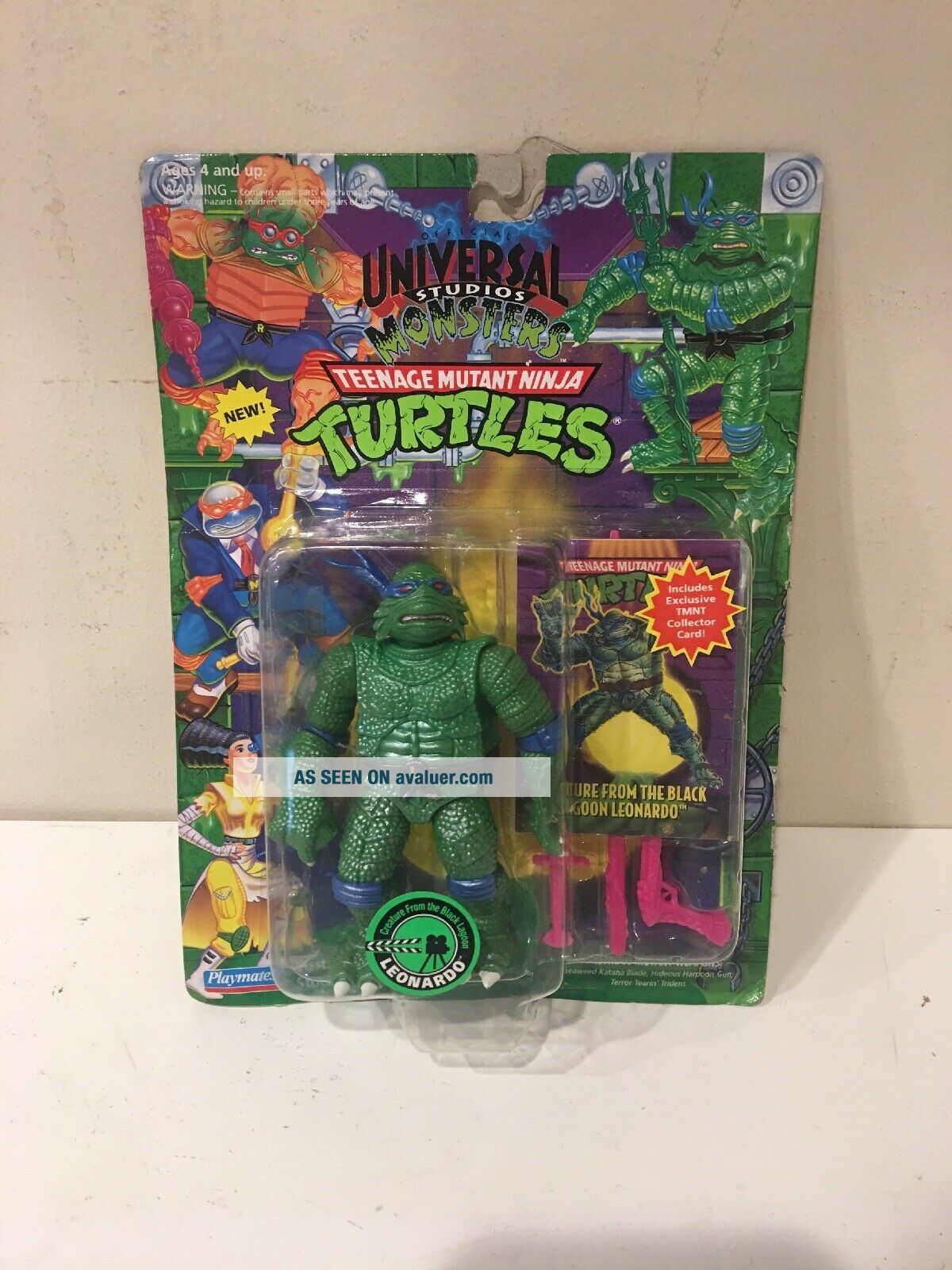 TMNT Ninja Turtles Universal Monsters Creature Of Black Lagoon Leo RARE ...