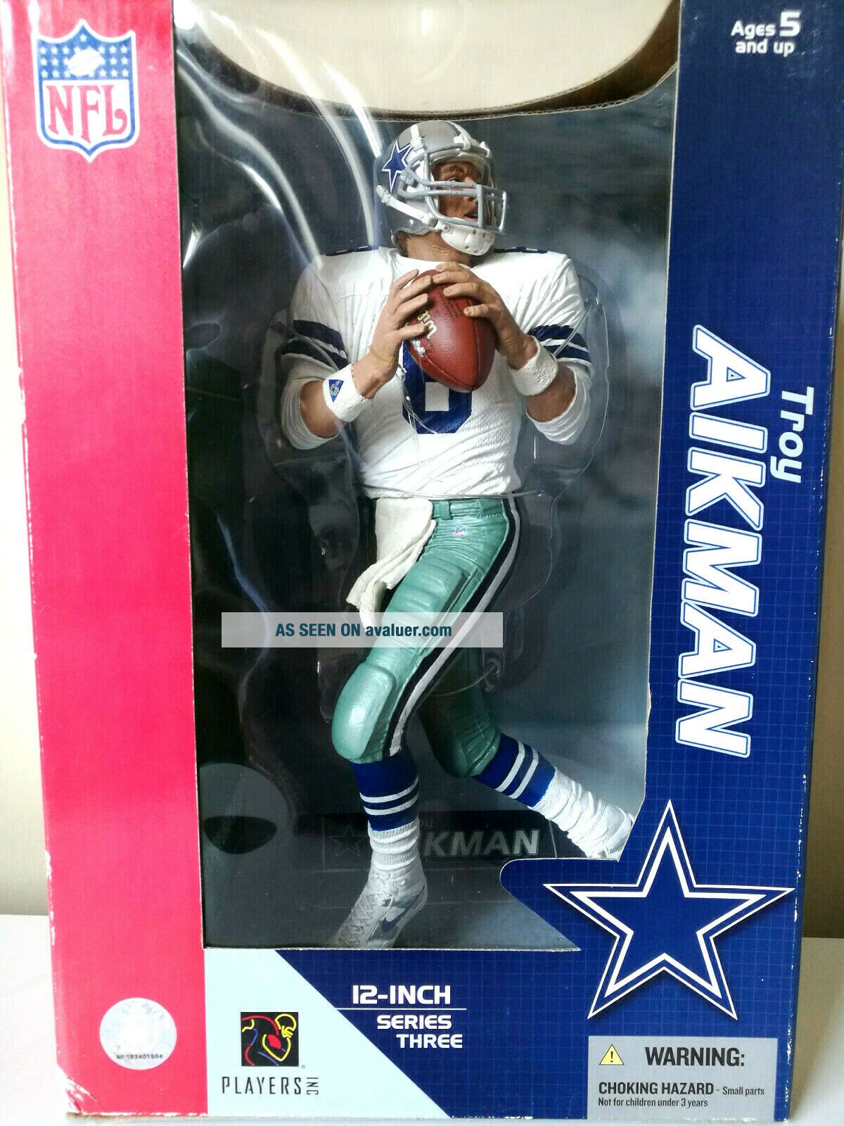 McFarlane TROY AIKMAN 12 Inch Large Deluxe NFL Dallas Cowboys Legend ...