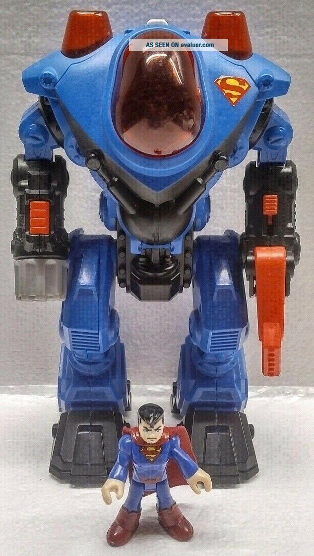 2009 Imaginext Superman Exoskeleton Armor Robot Suit W/ Lights Sounds ...