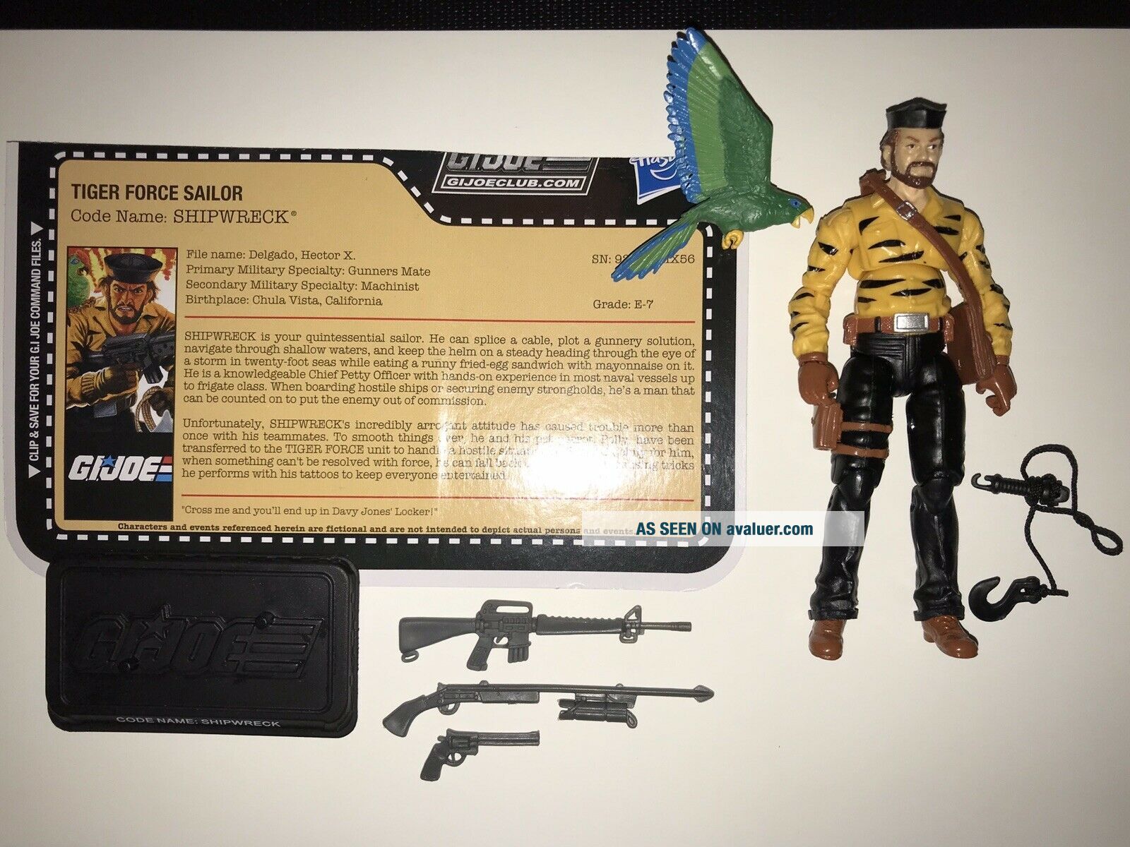 Gi Joe Collectors Club FSS Tiger Force Shipwreck Complete | #8678886