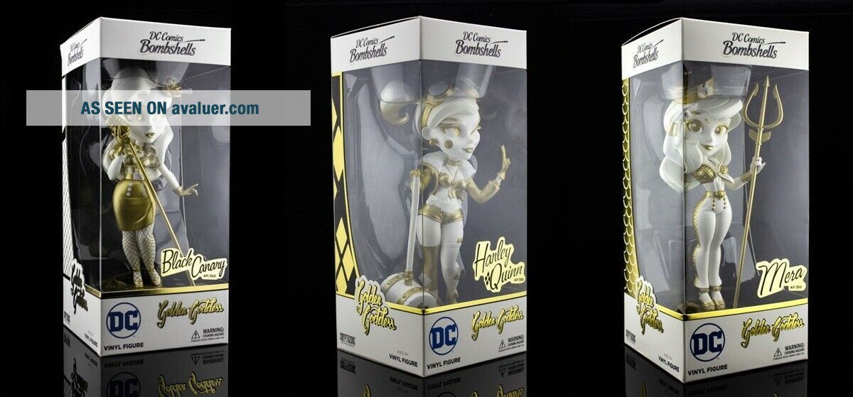 Golden Goddess DC Bombshells 2019 SDCC Series 3 CANARY HARLEY QUINN ...