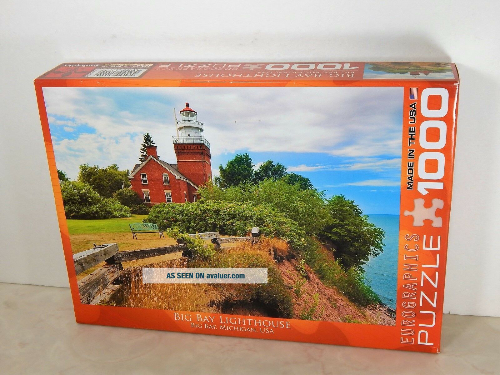 A PREMIUM QUALITY EUROGRAPHICS 1000pc PUZZLE " BIG BAY LIGHTHOUSE ...
