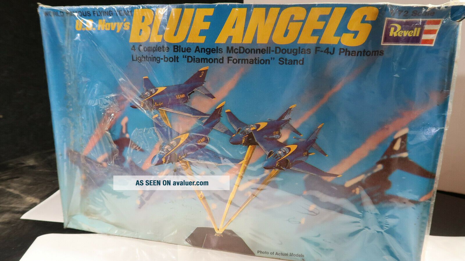 G Revell 1971 1:72 US Navy USN Blue Angels 4 Plane Display | #8684451