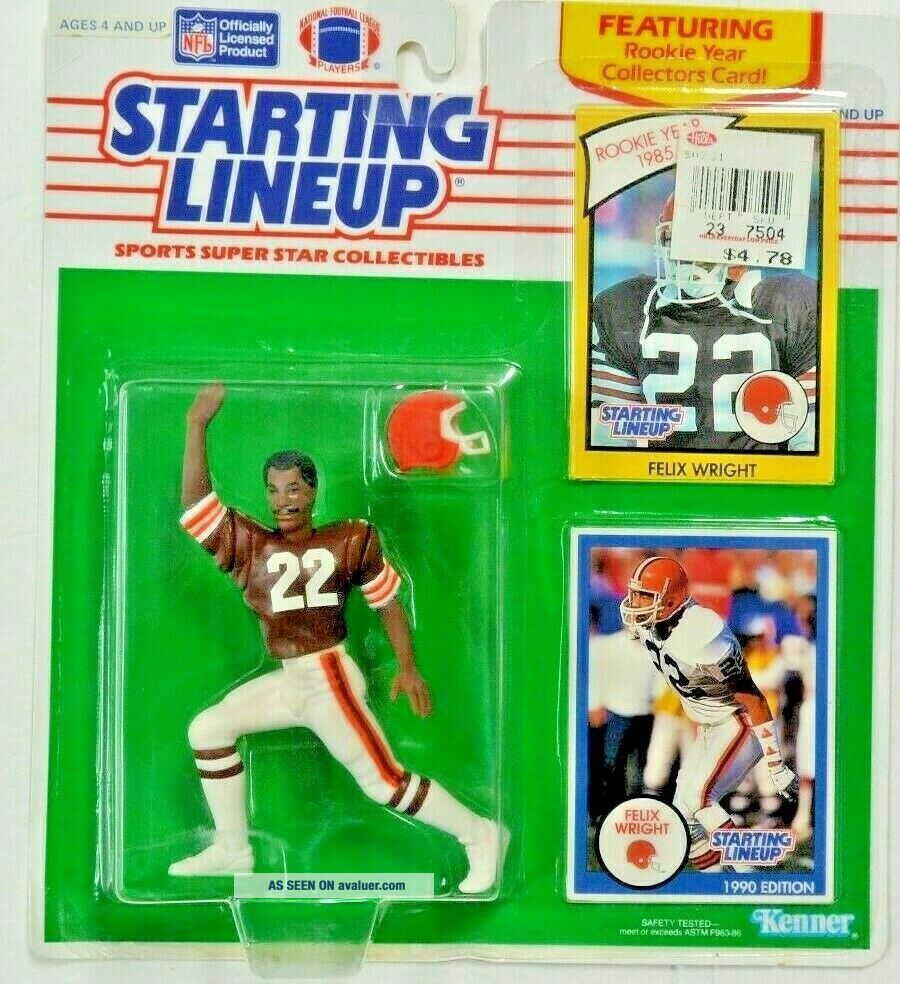 1990 FELIX WRIGHT Starting Lineup Cleveland Browns NIP Rare NFL | #8686767