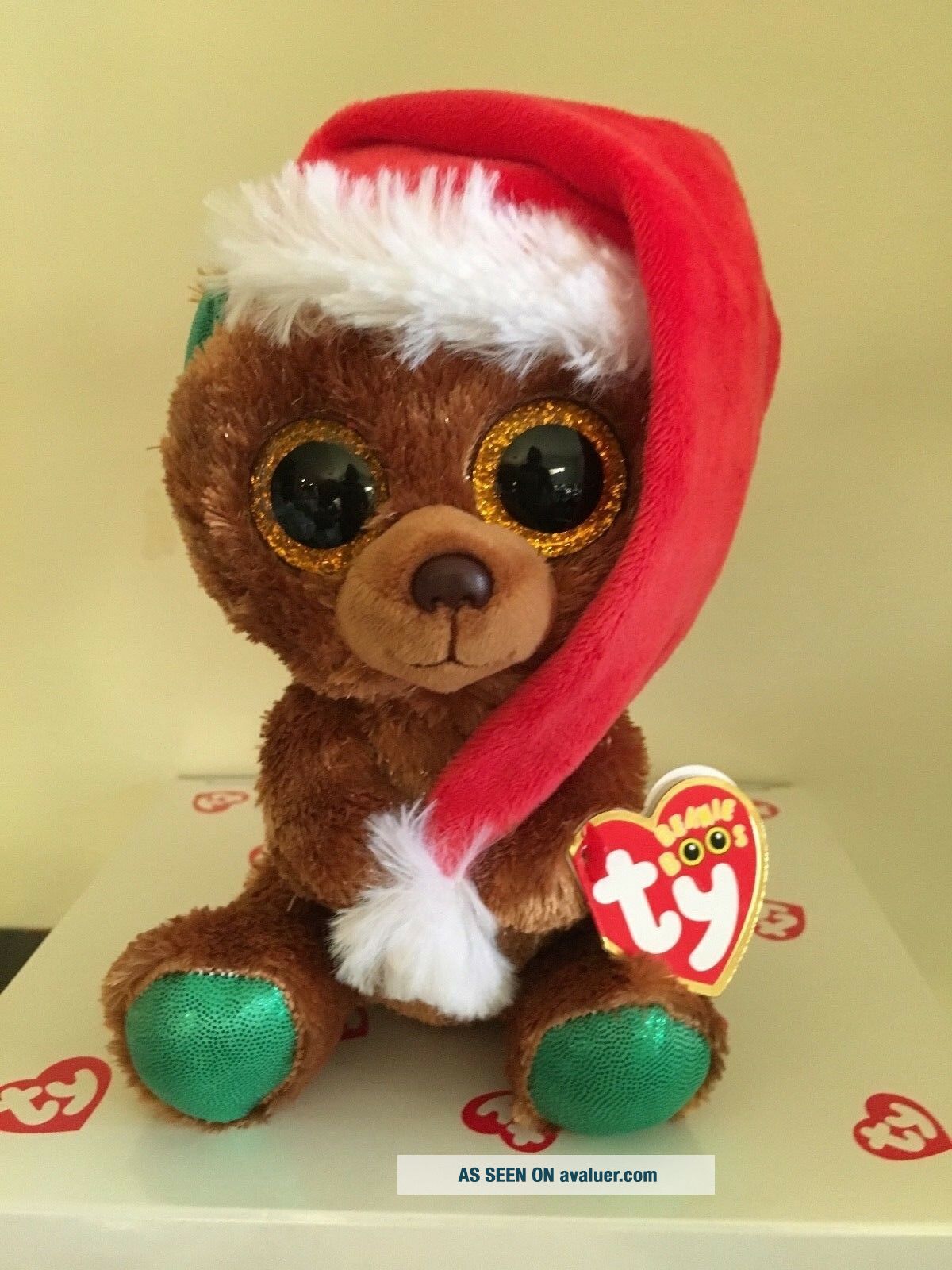 Ty Beanie Boo NICHOLAS The Christmas Bear 6 " Walgreens Exclusive MWMTS ...
