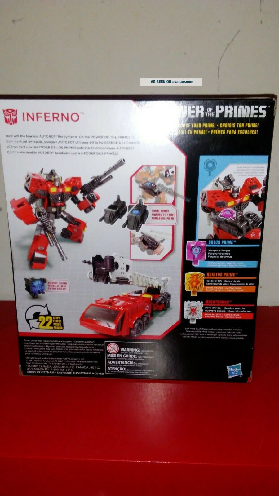 Transformers Power Of The Primes Voyager Class Inferno MISB | #8700198
