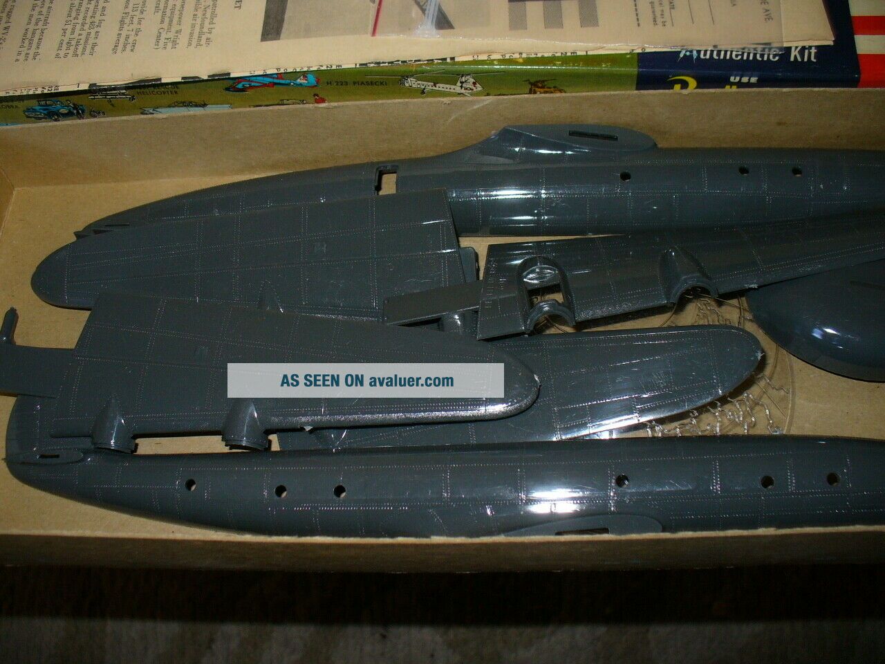 REVELL 1957 S KIT ISSUE KIT 278 - 98 1/128 SCALE KIT 100 COMPLETE ALL ...