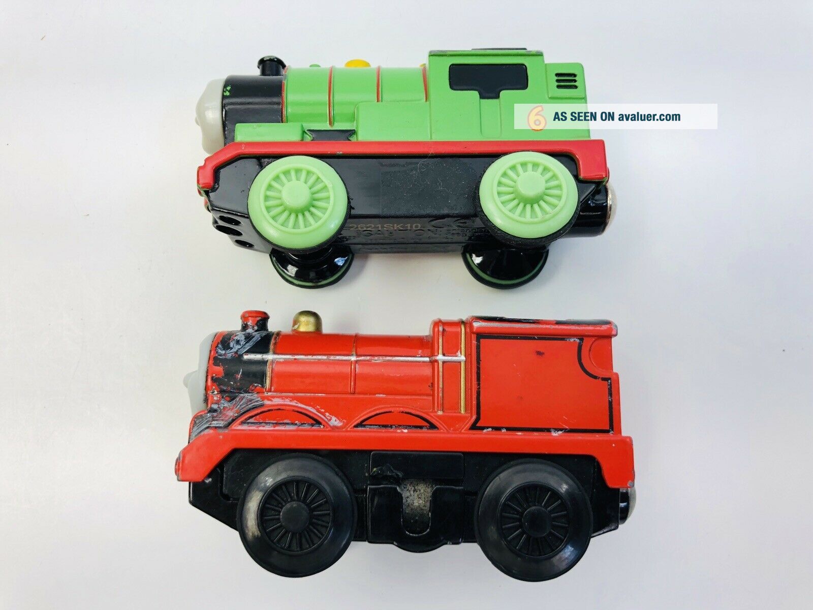 2 Battery Powered Motorized Thomas Trains Fits Wooden Tracks Percy ...