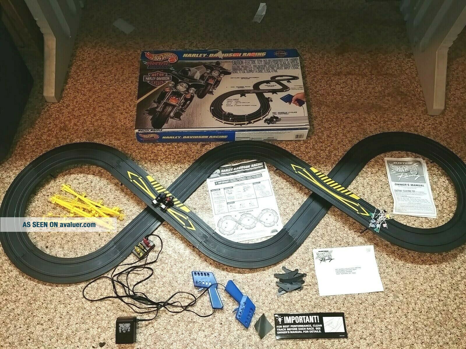 Oh Rare Ho Slot Car Harley - Davidson Electric Racing Motorcycle Set By ...