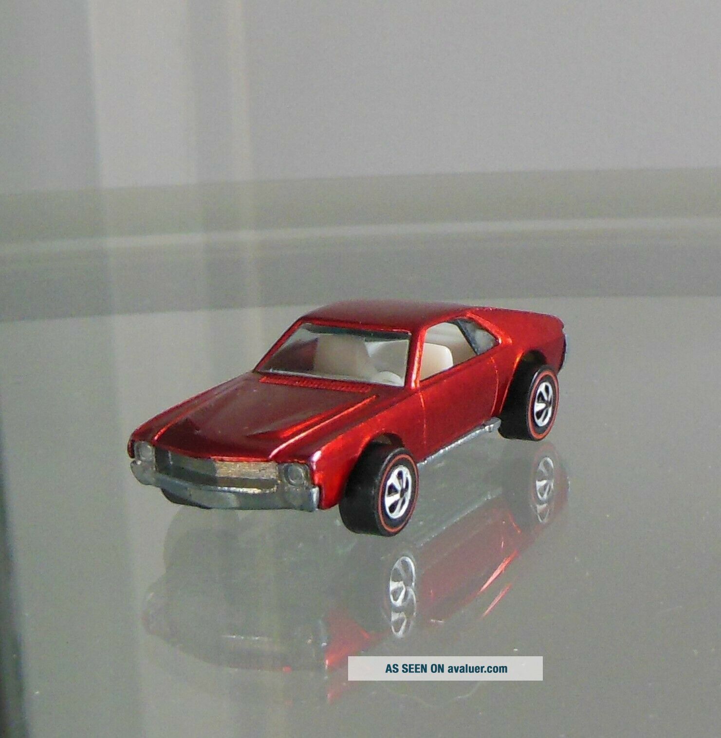 VINTAGE 1969 REDLINE HOT WHEELS RED CUSTOM AMX M/NM | #8716894