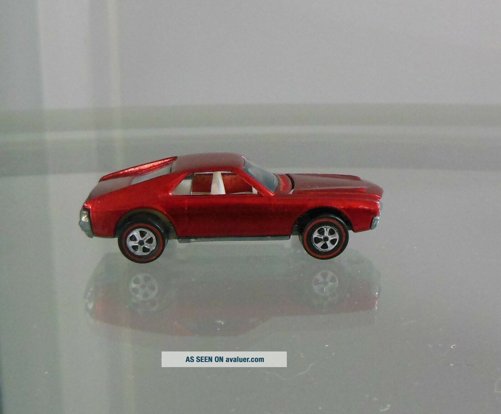 VINTAGE 1969 REDLINE HOT WHEELS RED CUSTOM AMX M/NM | #8716894
