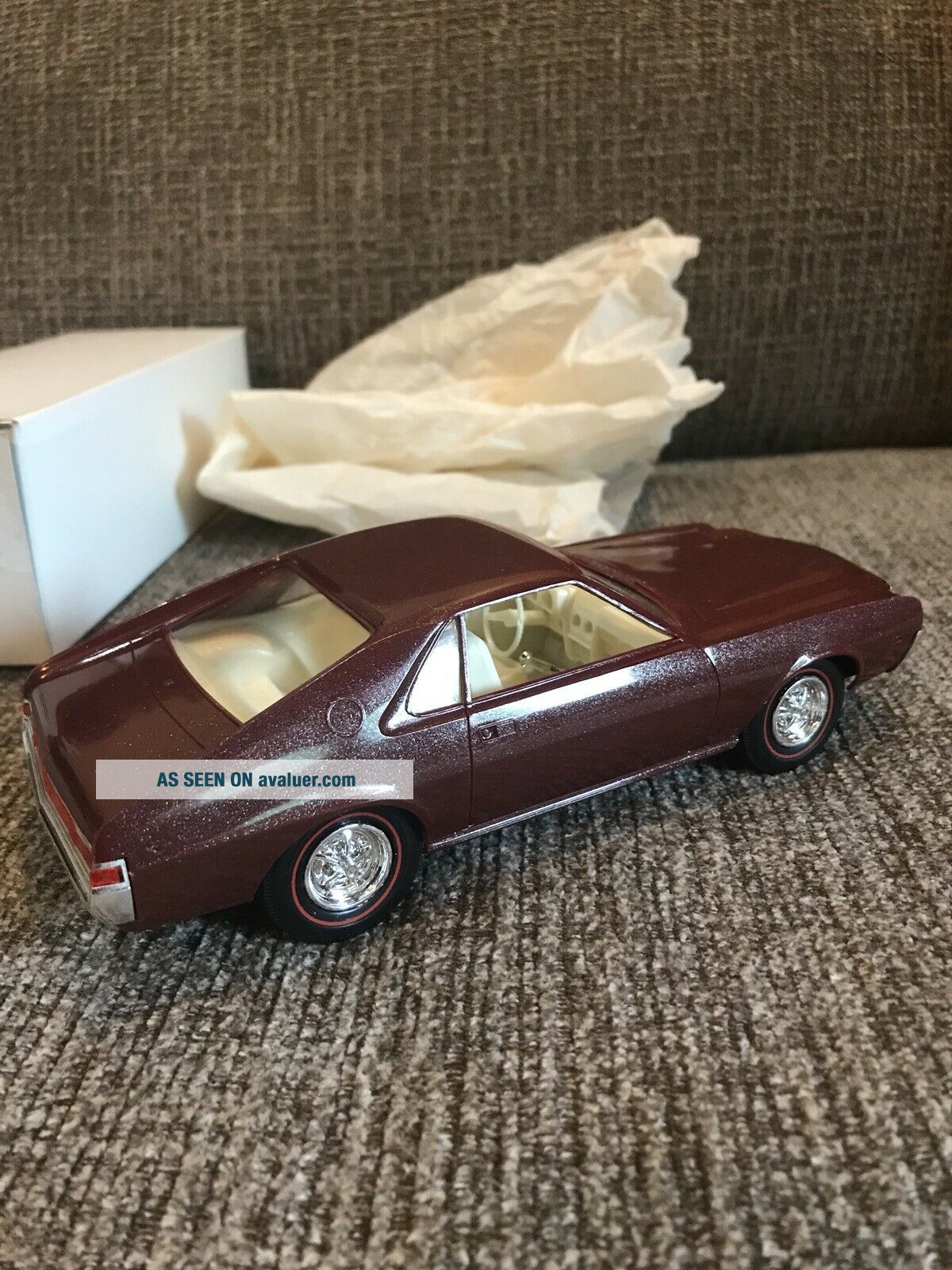 X - El Johan 1969 AMX Burgundy Promo Car Model Wbx | #8716201