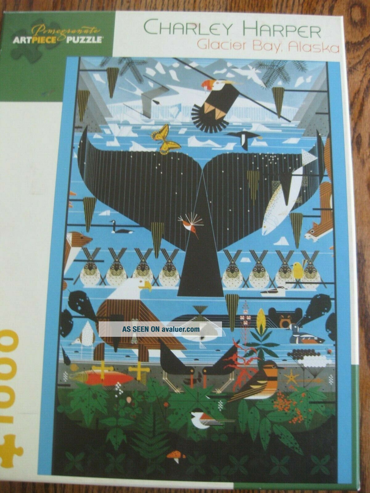 Complete Charley Harper Puzzle " Glacier Bay Alaska " | #8723872