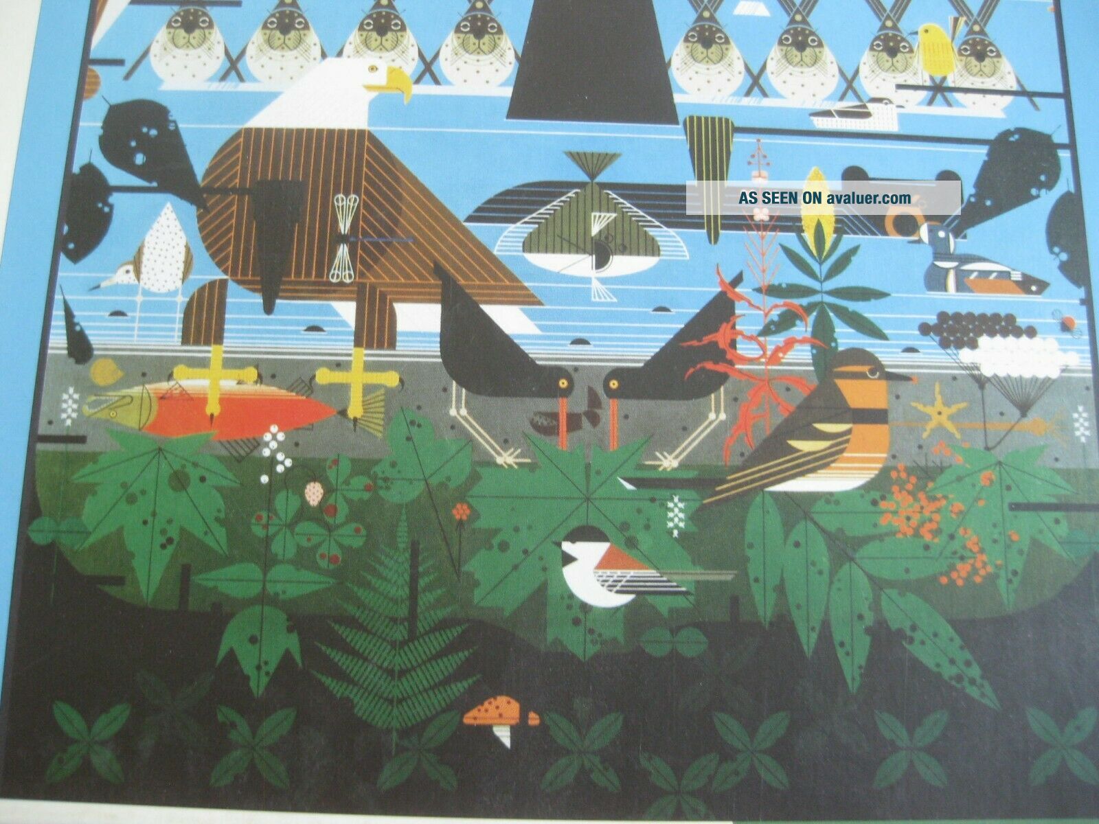 Complete Charley Harper Puzzle " Glacier Bay Alaska " | #8723872