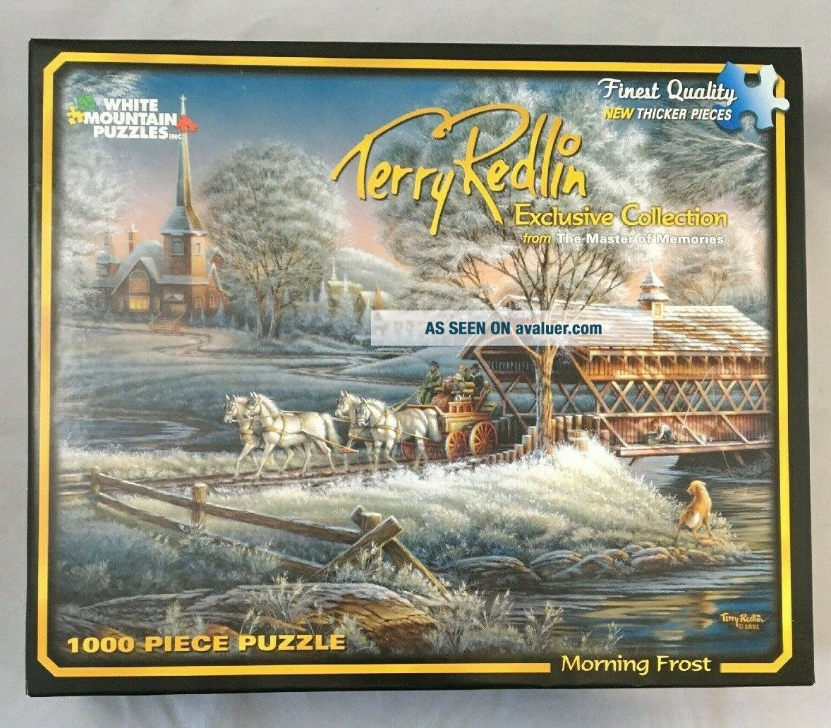 Terry Redlin Morning Frost 1000 Piece, White Mountain Puzzles | #8724253