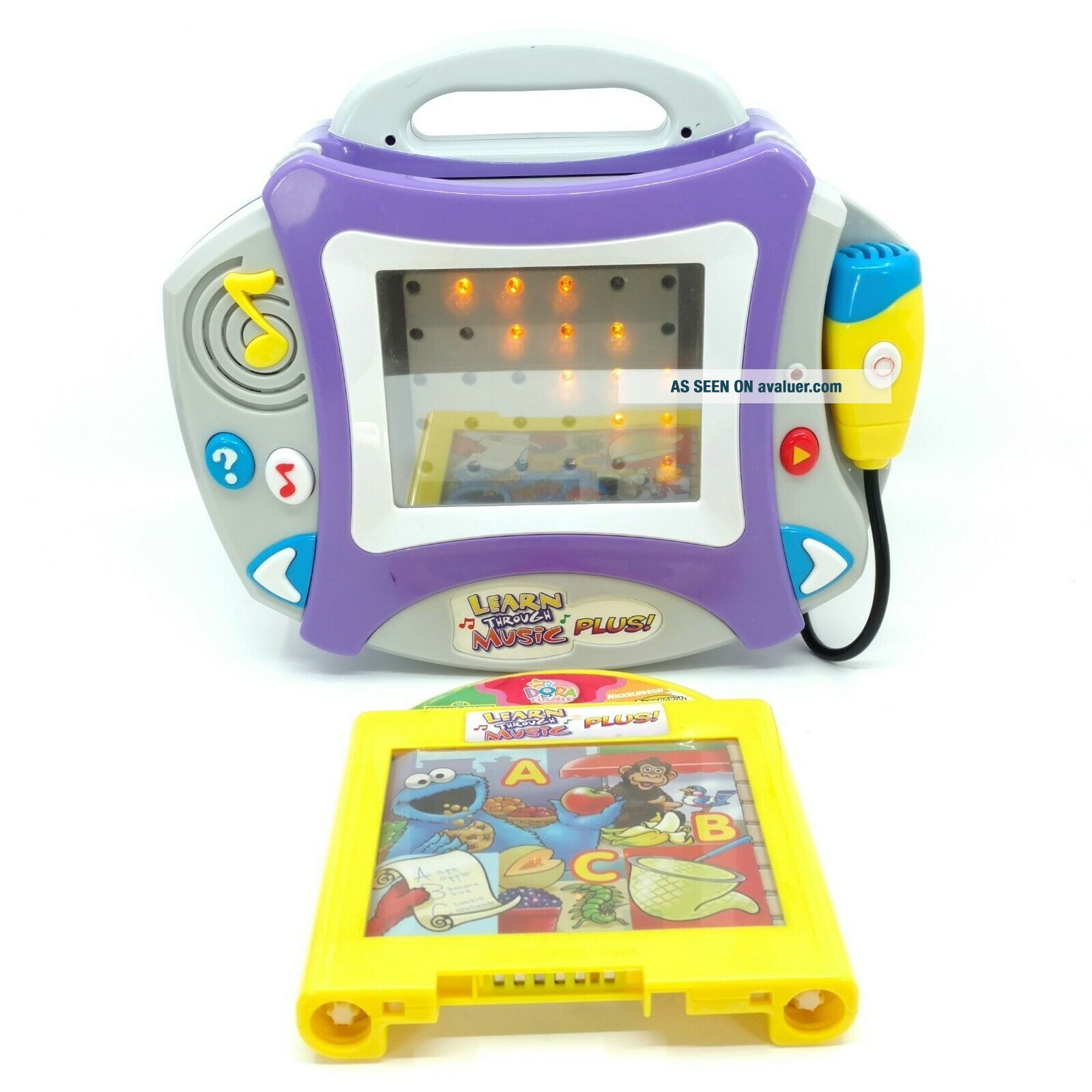 Mattel Learn Through Music Plus Touchpad Toy Sesame Street Dora ...