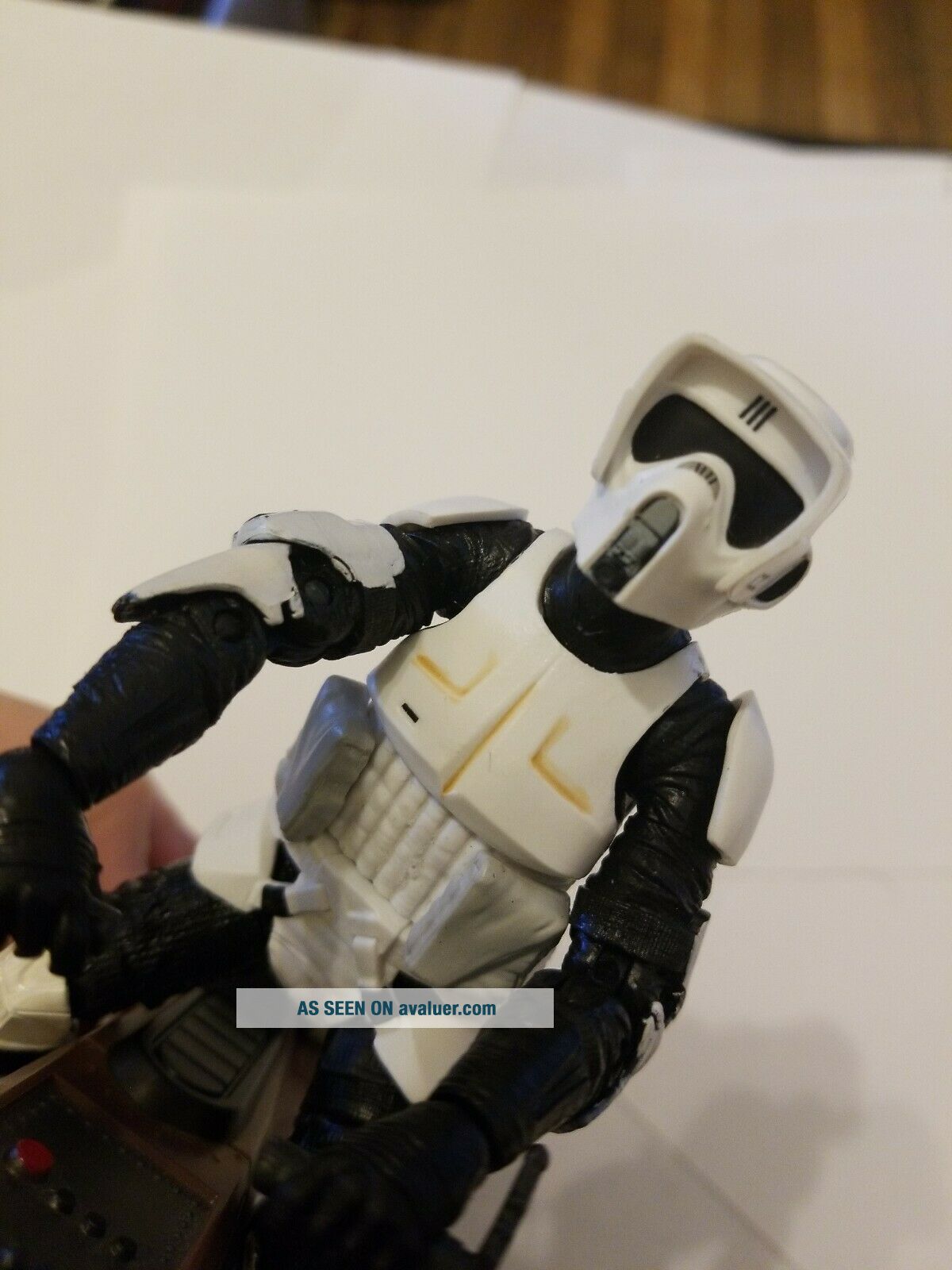 Star Wars Black Series Deluxe Speeder Bike With Biker Scout WITH GUN ...